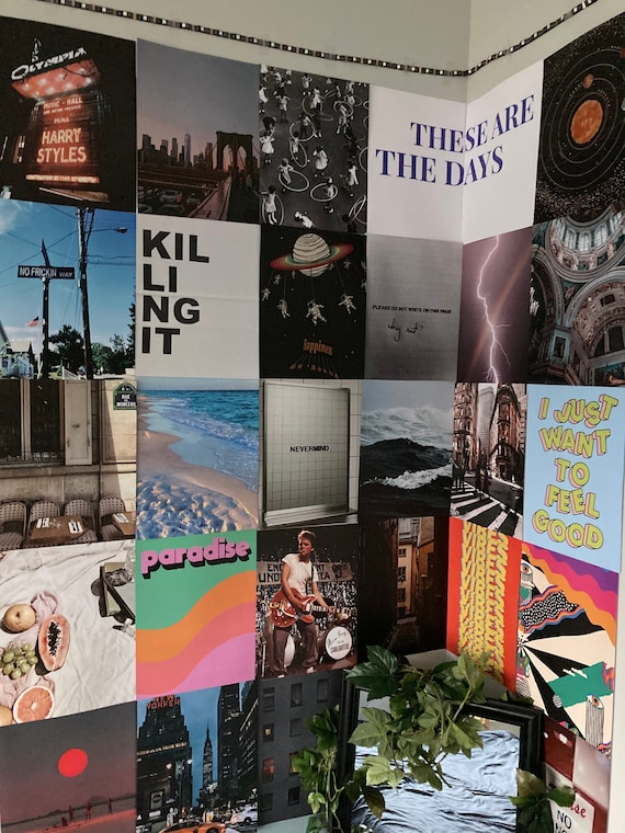 Inspo Kit / Collage Kit / Dorm Decor / Eco Friendly / Wall Art | Etsy