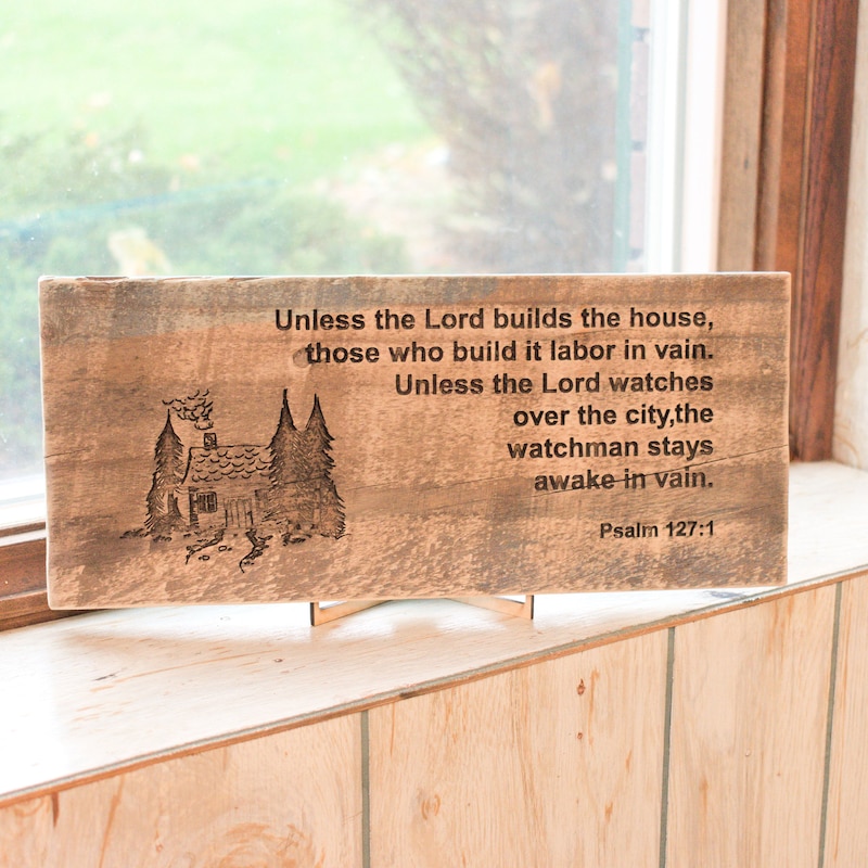 Bible Verse Plaque - Etsy