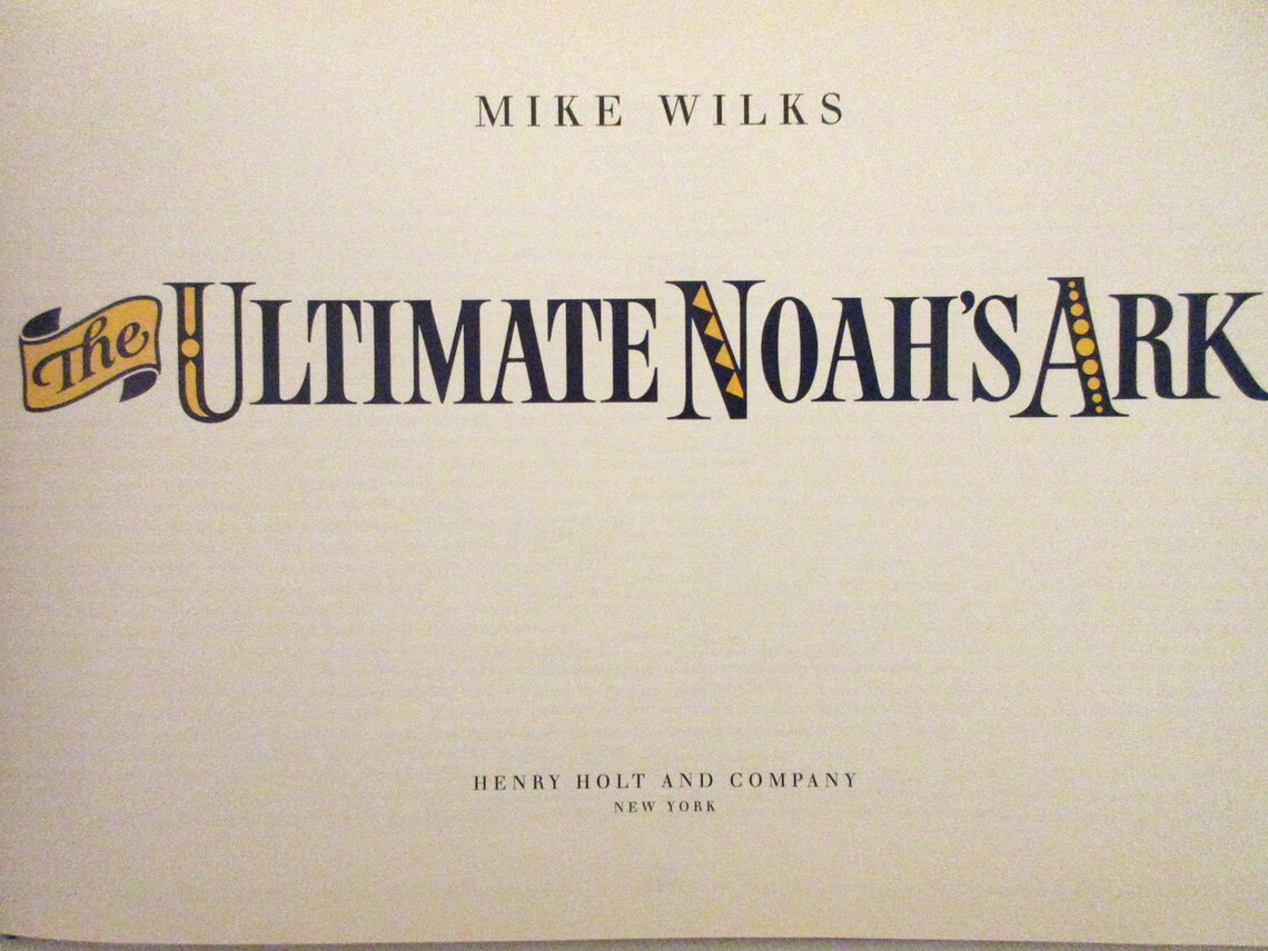 The Ultimate Noah's Ark HC Book by Mike Wilkes/ - Etsy