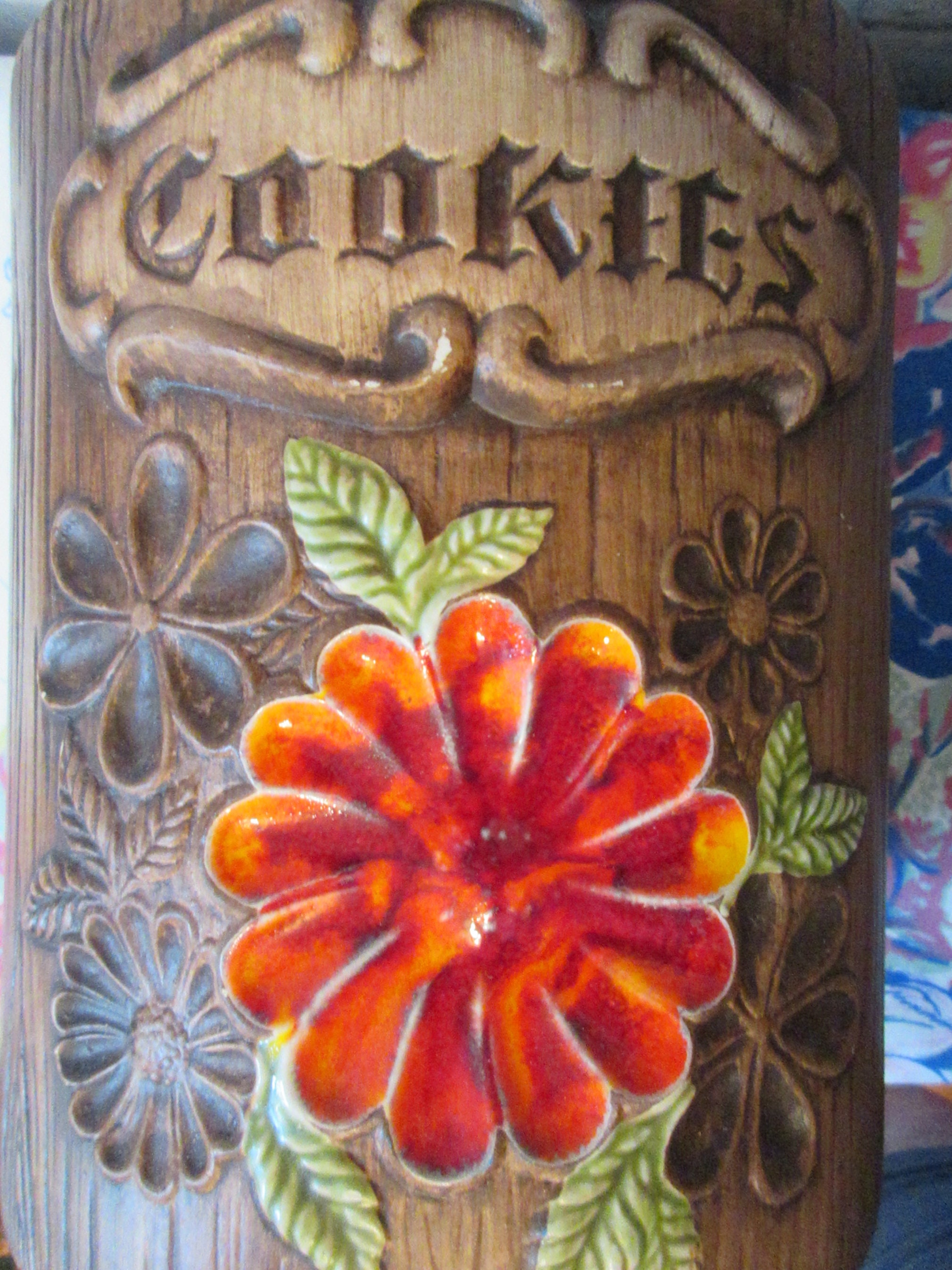 Vintage Treasure Craft Faux Wood Tree Stump Ceramic Cookie Jar Retro ...