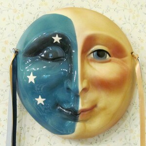 Vintage Man in the Moon 3D Ceramic Wall Art by ABOUT FACE San Francisco ...