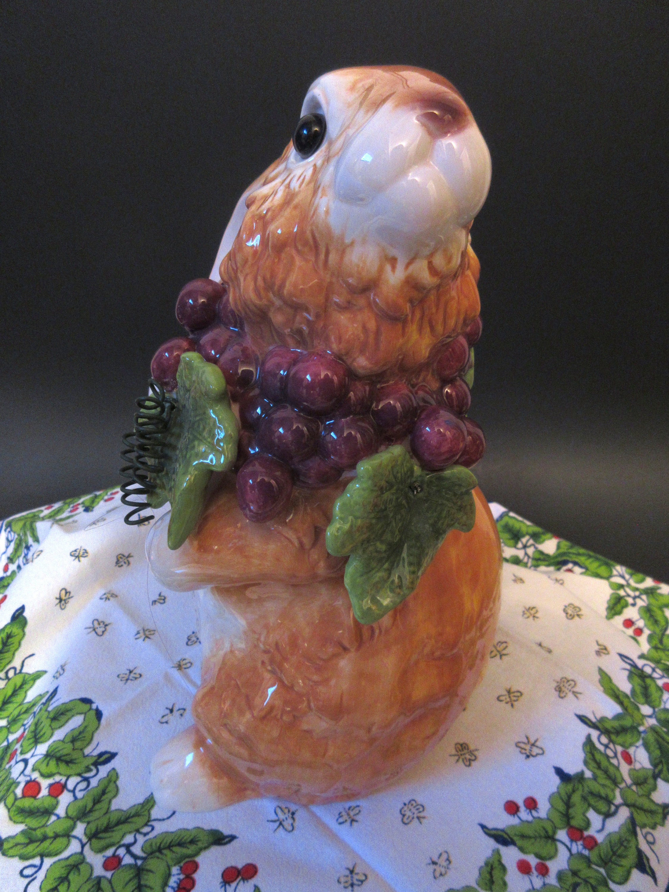 Whimsical Gorgeous Large Ceramic Standing Golden Brown Bunny Rabbit ...
