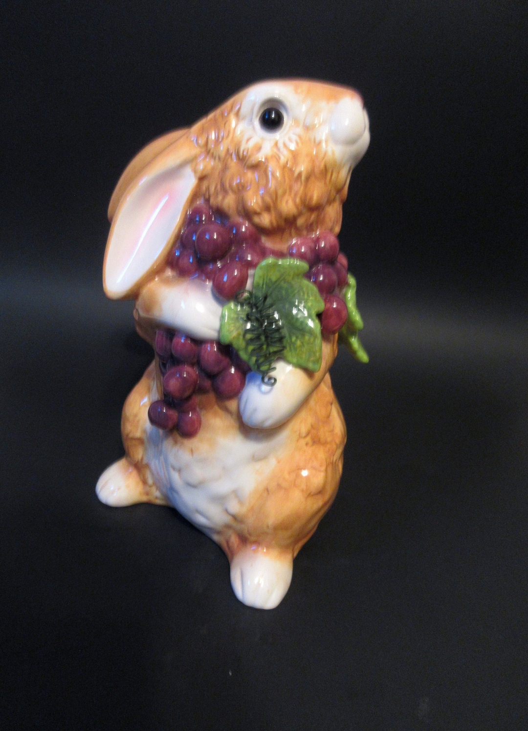 Whimsical Gorgeous Large Ceramic Standing Golden Brown Bunny Rabbit ...