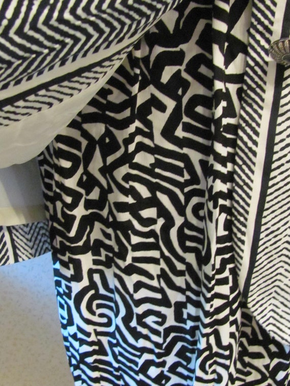 Funky Cool 1980s 2-Piece Long Jacket & Skirt Suit by … - Gem