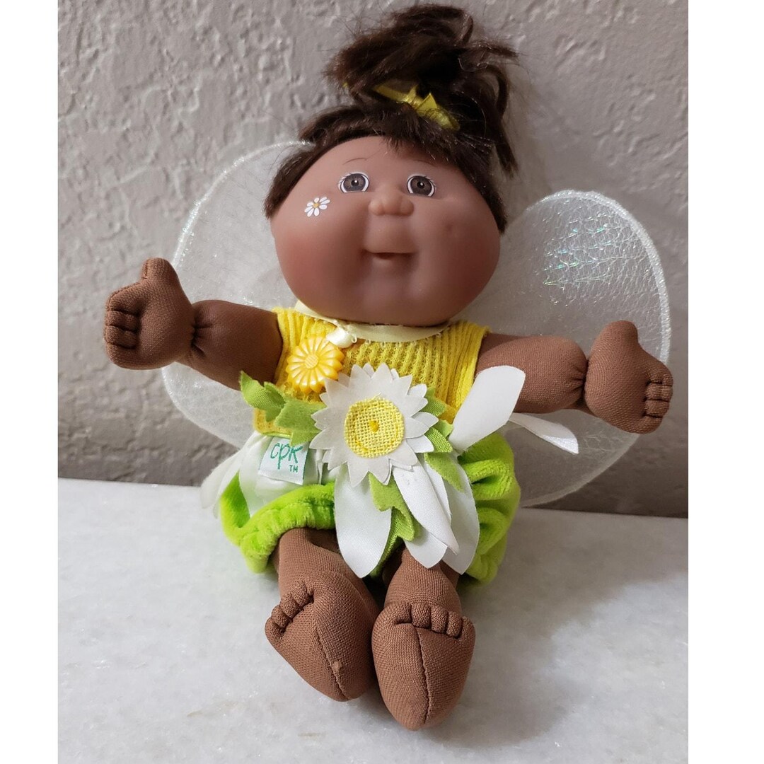 1995 Cabbage Patch Kids Doll Fairy Daisy Sunflower CPK African American ...