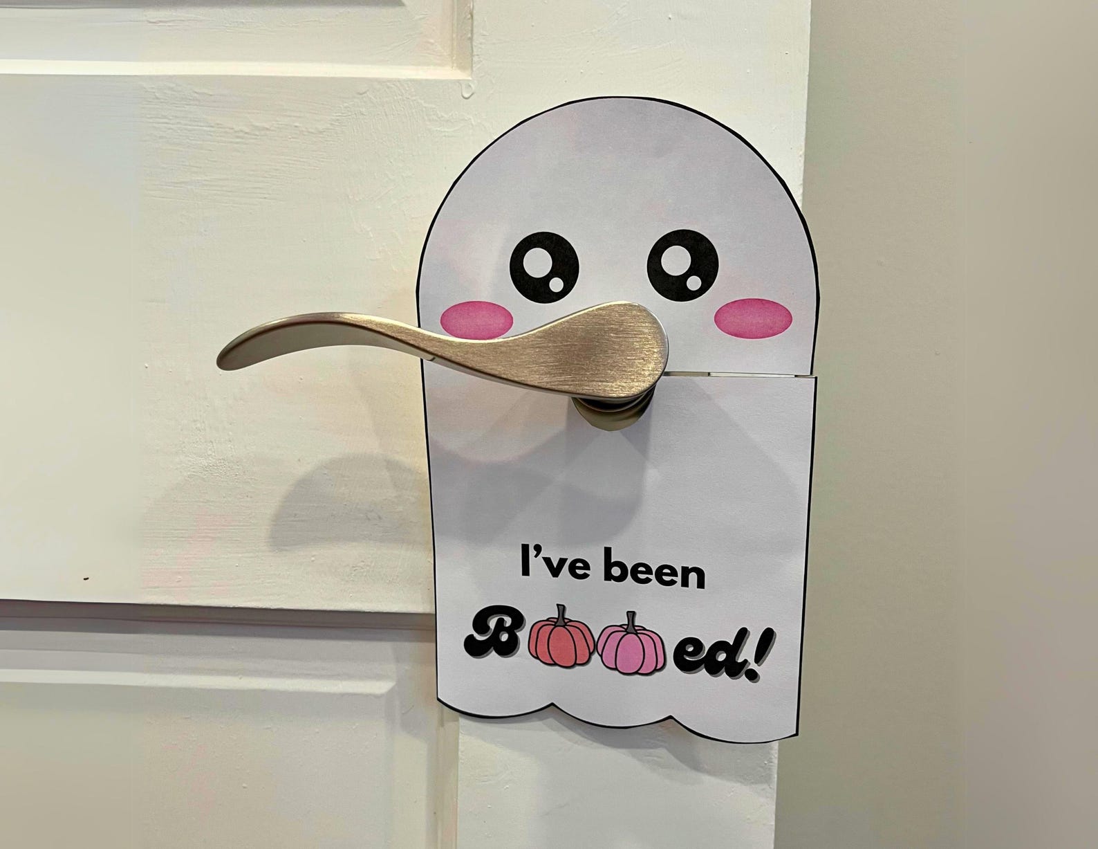 Halloween Boo Door Hanger Printable, I've Been Booed, You've Been Booed ...