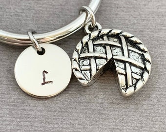 Pie and Rolling Pin Keychain K143 Baker Gift Pie Keychain Pastry Chef ...