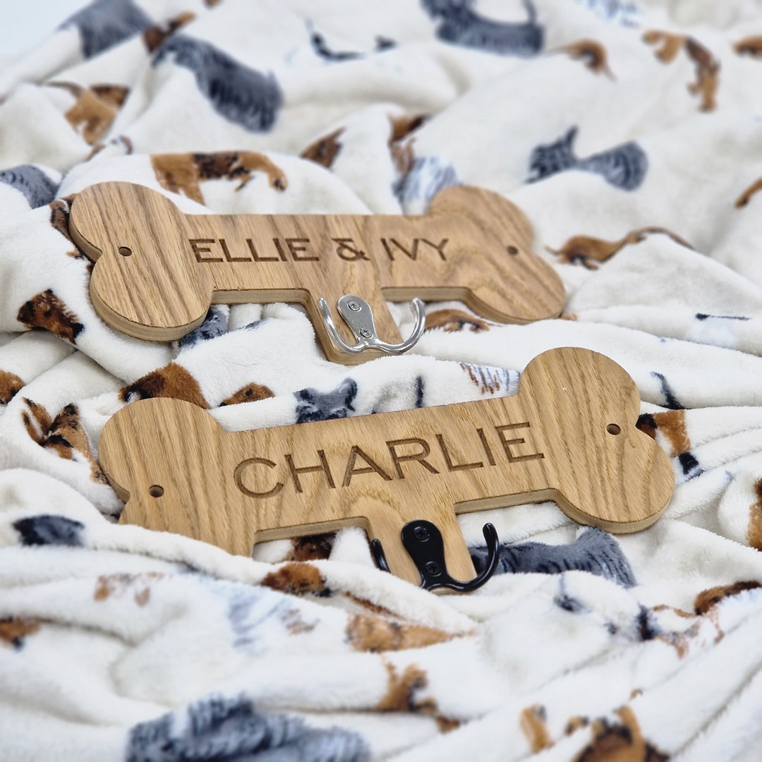 Personalised Bone Shape Dog Lead Hook Dog Lead Holder Pet Lead Hook - Etsy