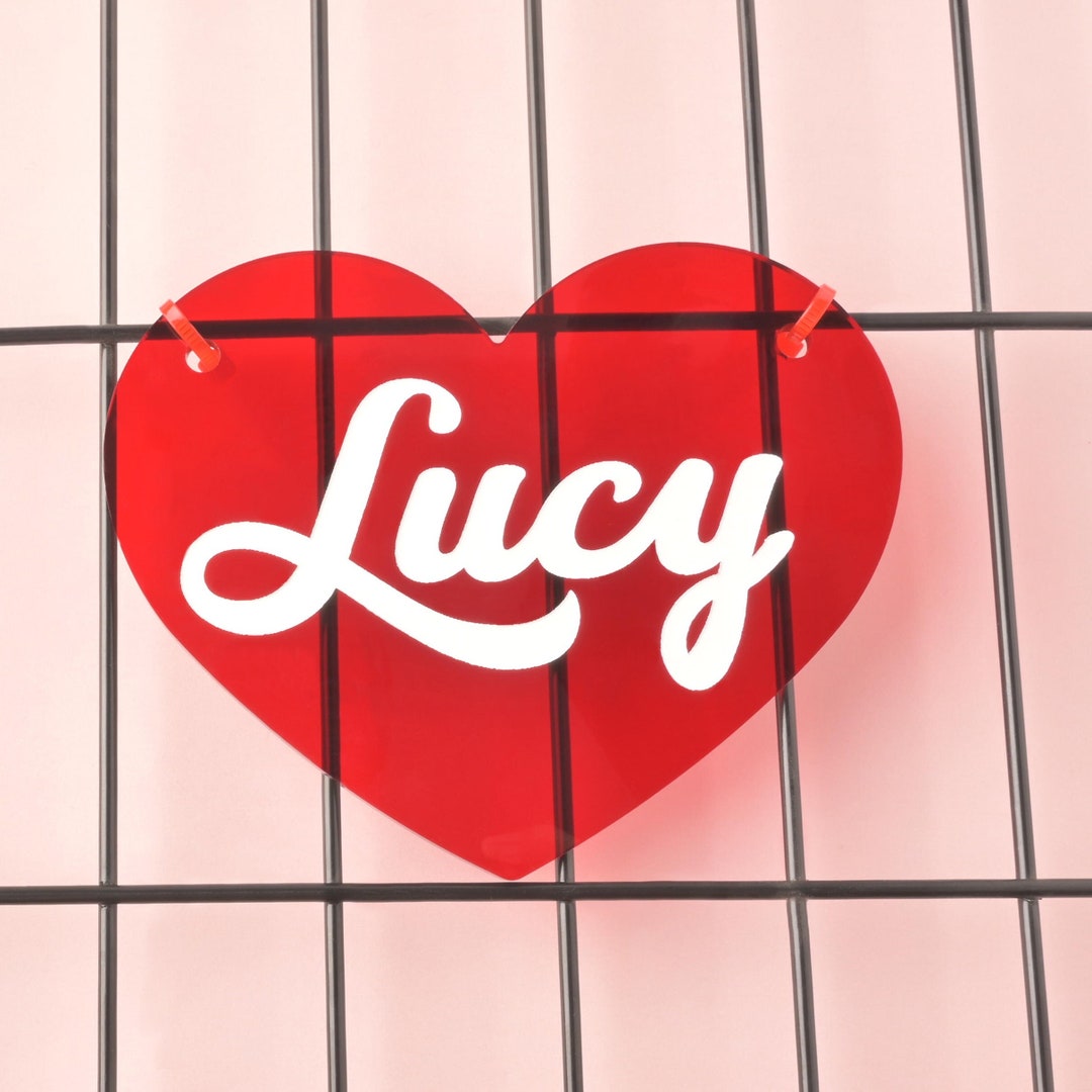 Dog Name Sign, Personalized Dog Crate Signs, Custom Name Plate Engraved ...