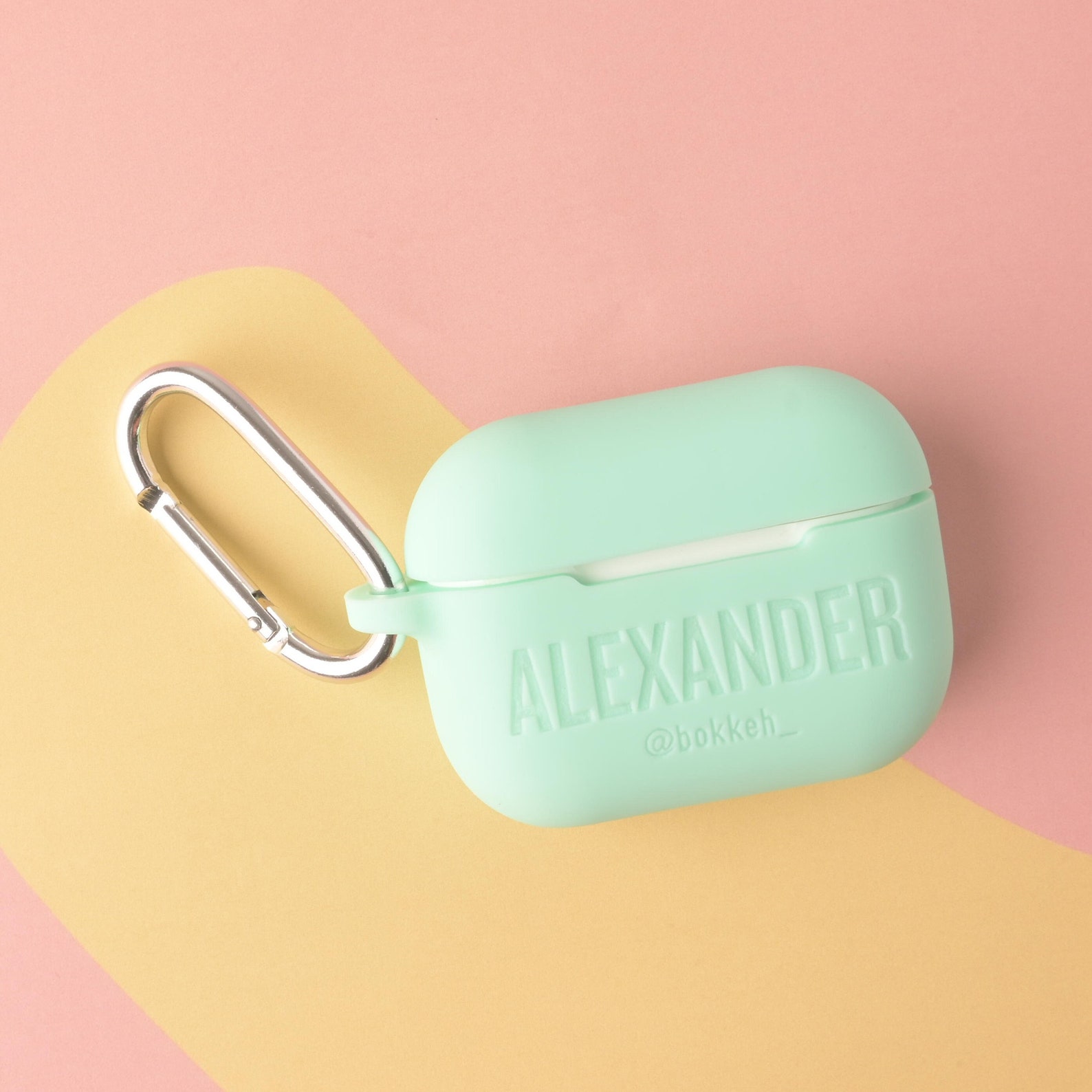 Customizable Silicone Airpods Pro 2 Case With Clip, Personalized Soft ...