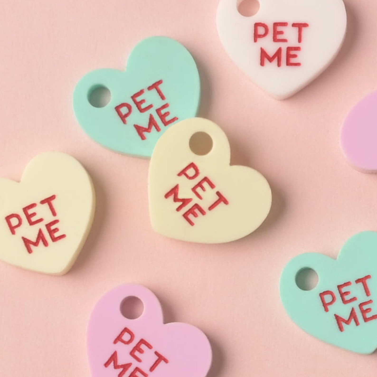 Small Pet Me Heart, Candy Inspired, Valentine's Day, Seasonal Mini ...