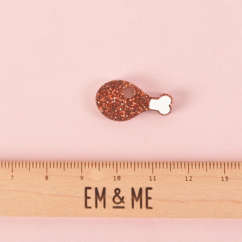 Thanksgiving Turkey Leg Mini Charm, Pet ID Tag Add-on - Etsy