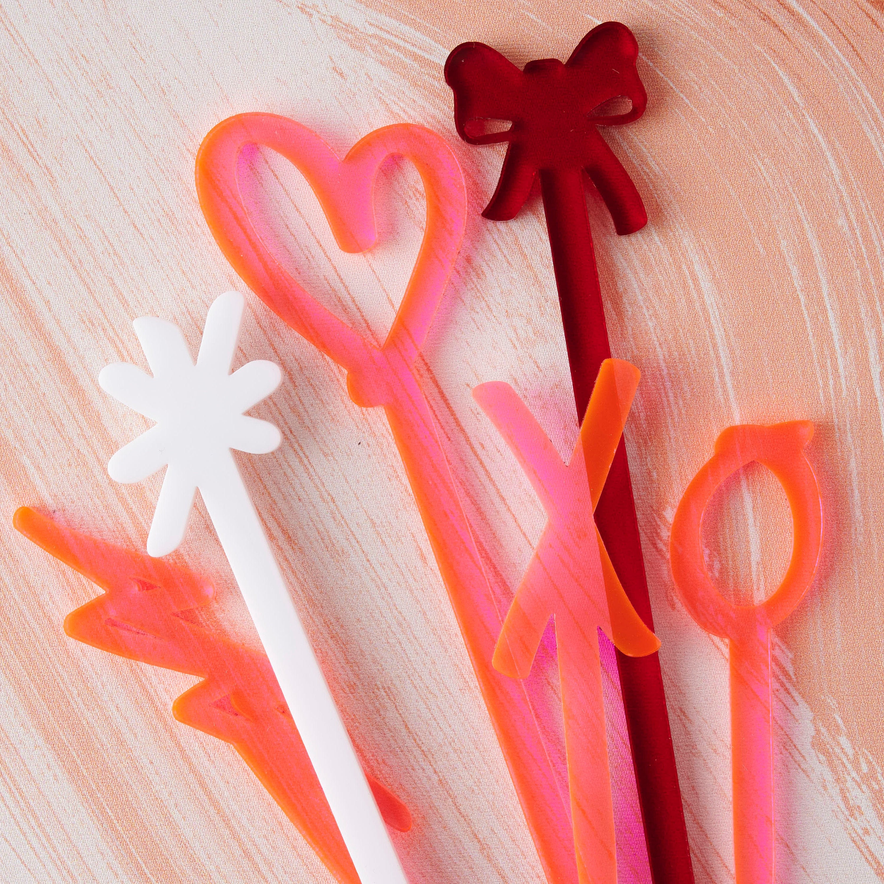 Hand Drawn Love Stir Sticks Wedding Swizzle Sticks - Etsy