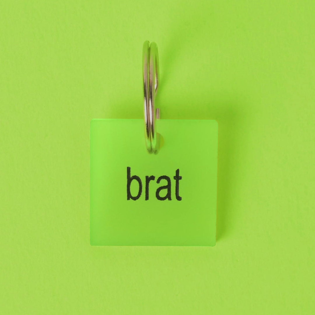 Brat Personalized Tag, Brat Pendant, Cat and Dog ID Tag or Keychain - Etsy