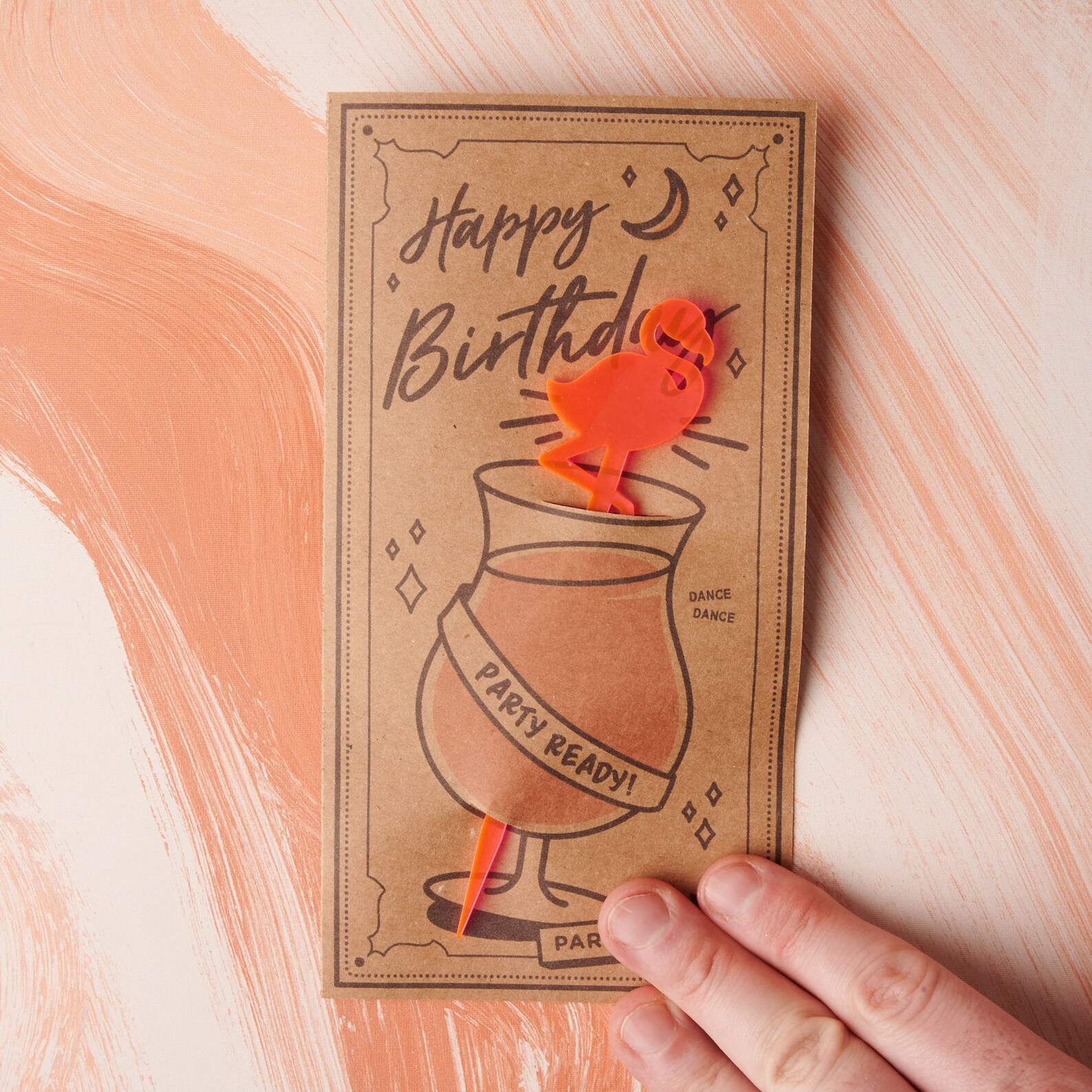 Happy Birthday Party Ready Stir Stick Card | Etsy