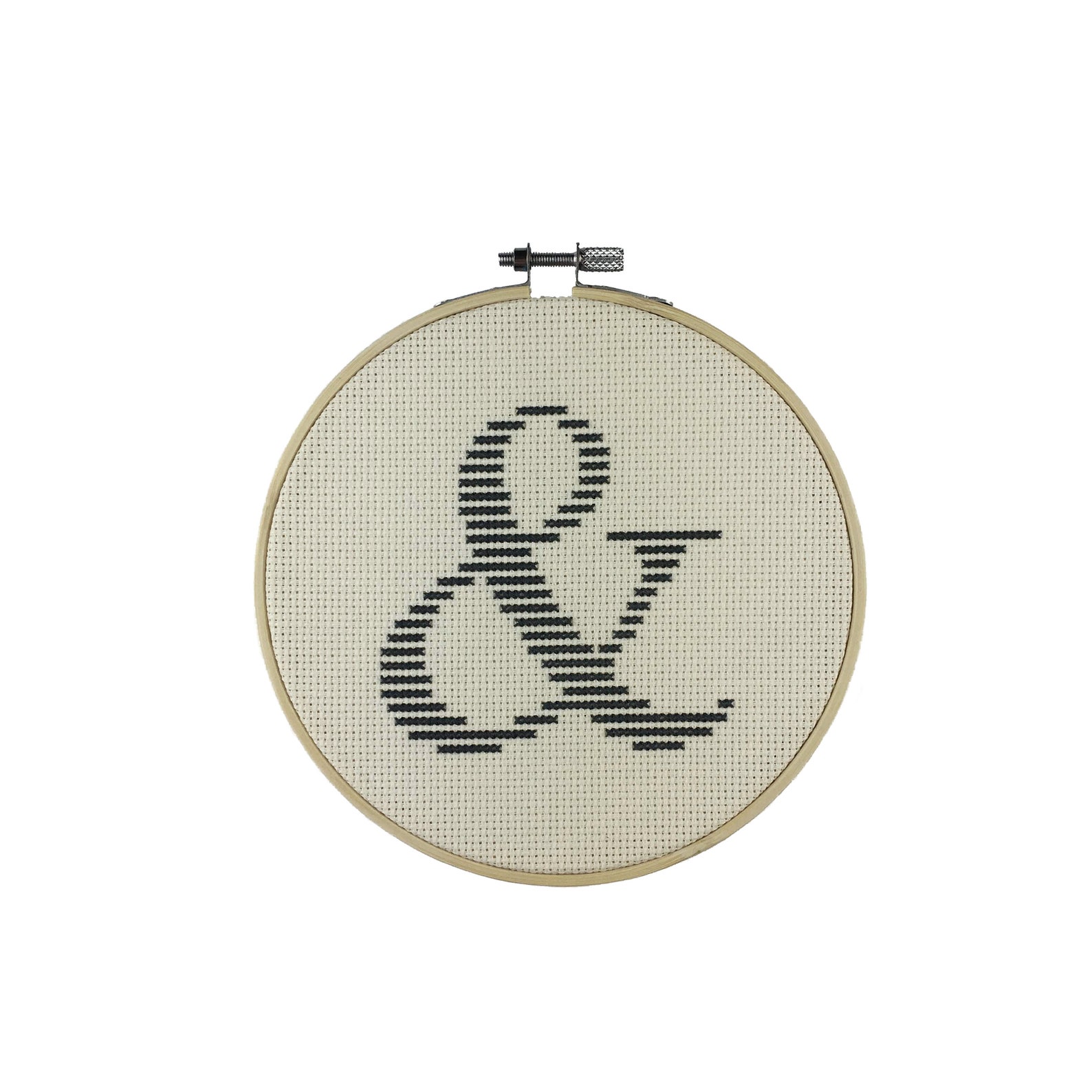 Modern cross stitch ampersand sign digital download cross | Etsy