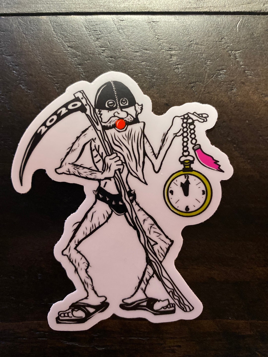 S&M Father Time 2020 Die Cut Stickeritem175 - Etsy