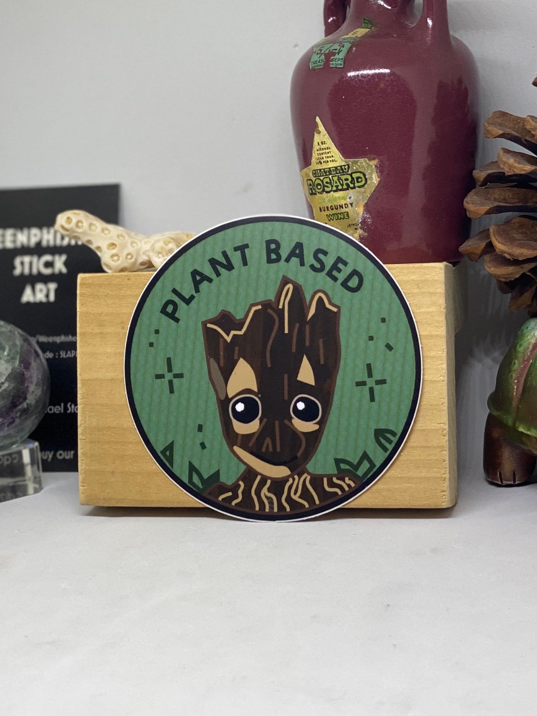Plant Based Die Cut Vinyl Sticker ~ Item#182 - Etsy Australia
