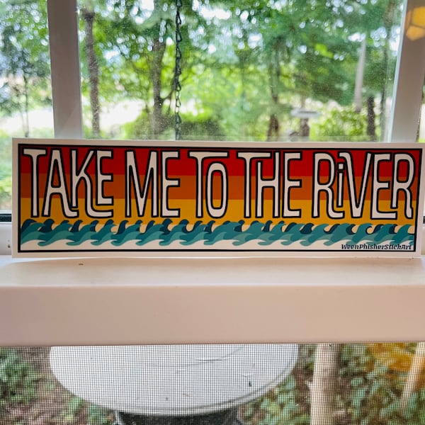 Take Me to the River Stickers - Etsy