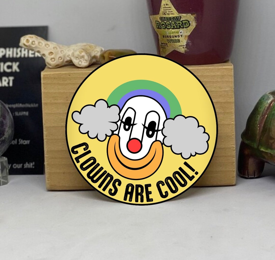 Clowns Are Cool Cut Vinyl Stickers Items: #223 - Etsy