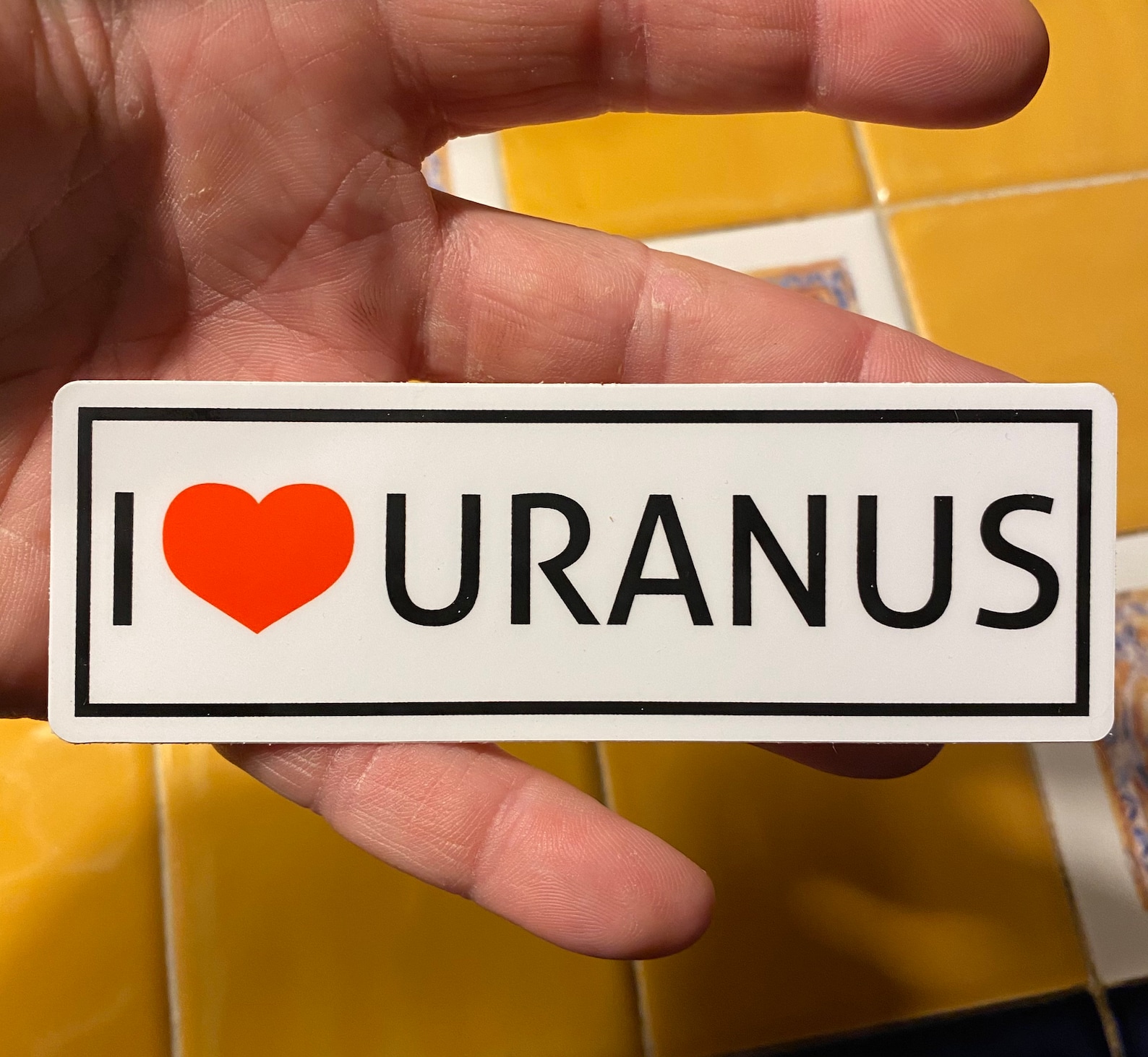 I Love Uranus Bumper Sticker ~ Articolo#9 - Etsy Italia