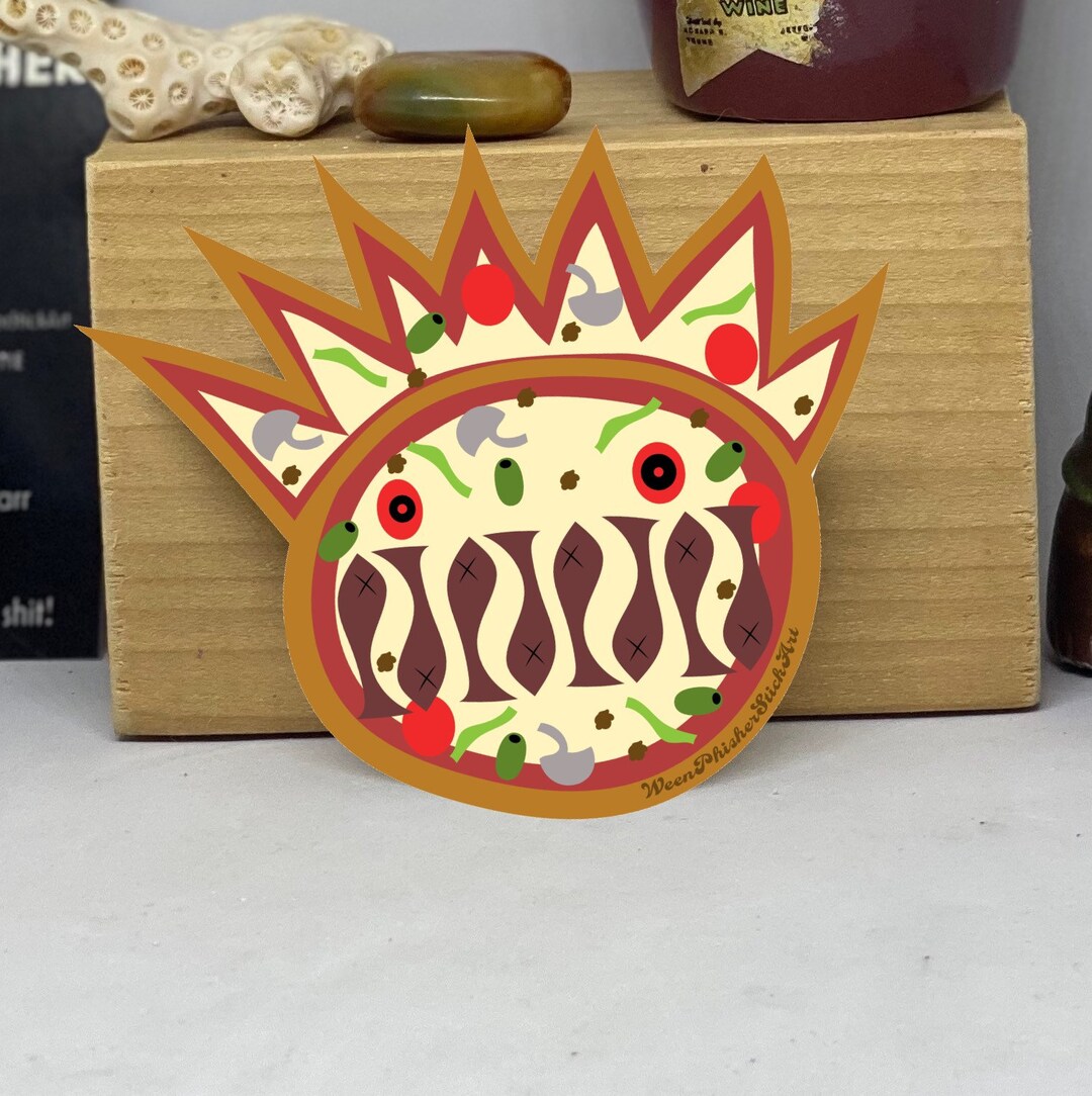 Pizza Boognish Die Cut Vinyl Sticker – Funny Waterproof Decal - Etsy