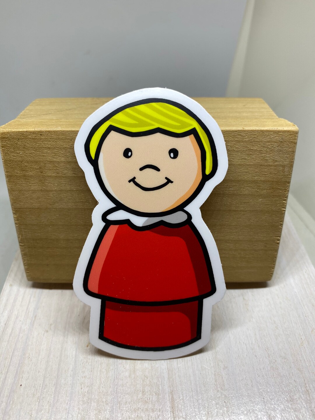 Little People Girl Vinyl Sticker, Family Series - Etsy