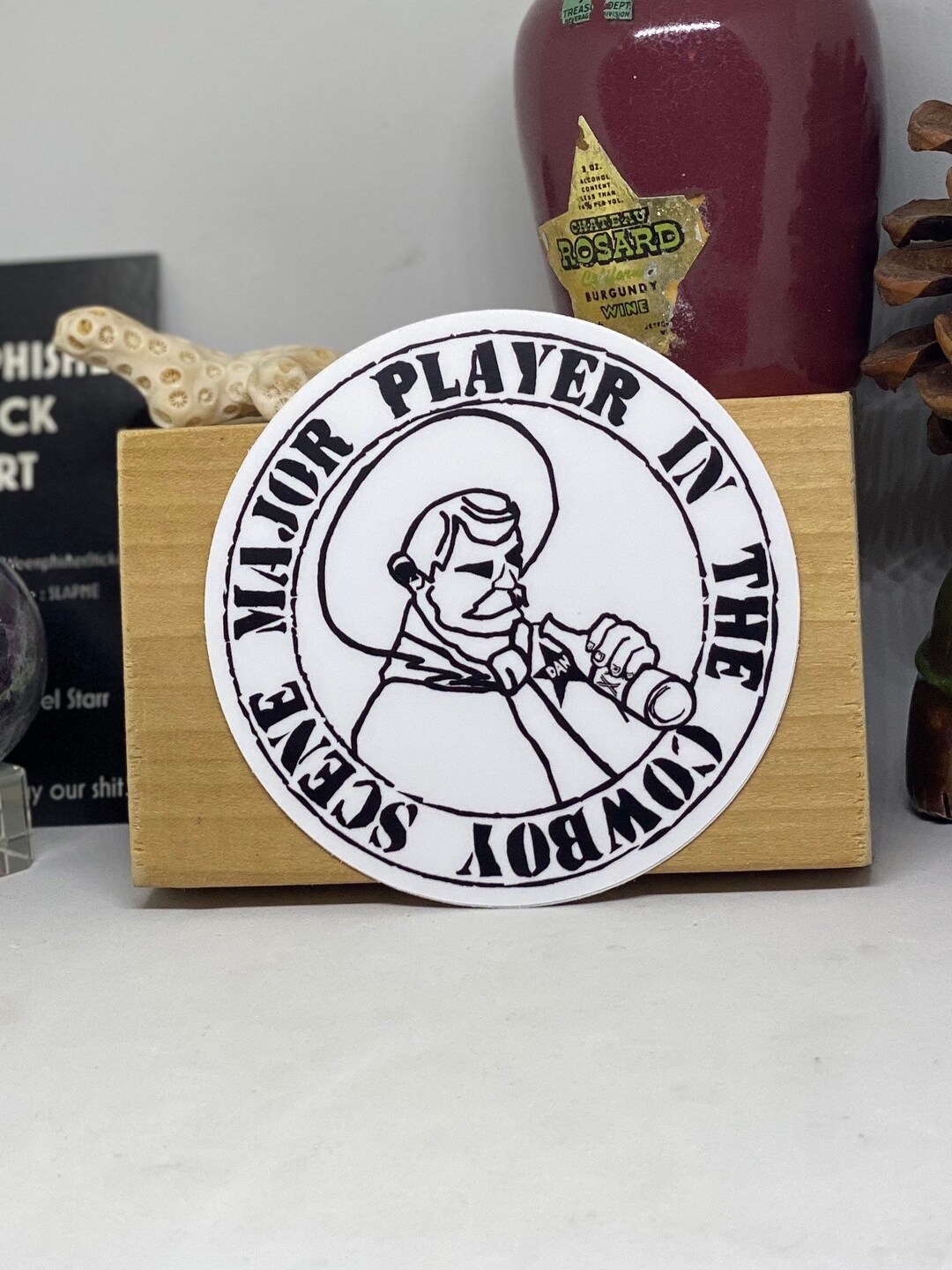 Cowboy Dan —modest Mouse Die Cut High Quality Vinyl Sticker~item#220 - Etsy