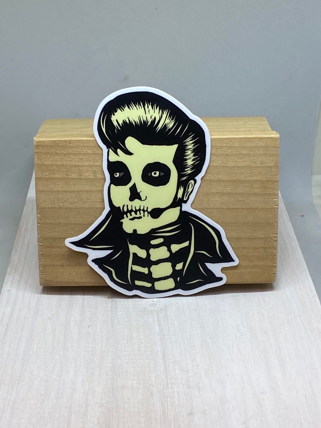 Greaser Skeleton Sticker~item#208 - Etsy