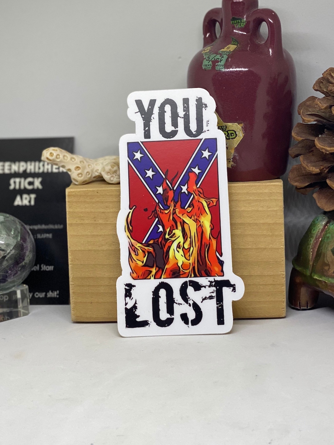 You Lost Die Cut Vinyl Sticker ITEM#116 - Etsy