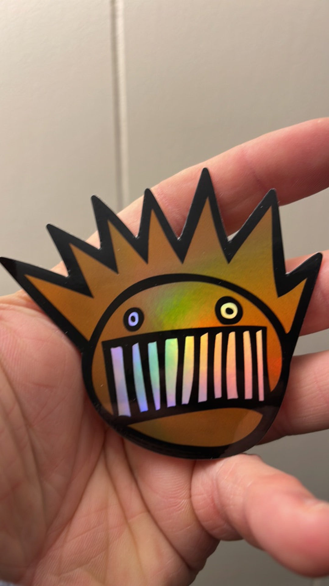 Holographic Brown Boognish Sticker - Die Cut Vinyl Decal - Etsy
