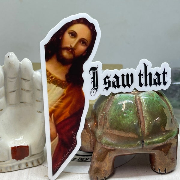 Jesus I Saw That Sticker - Etsy