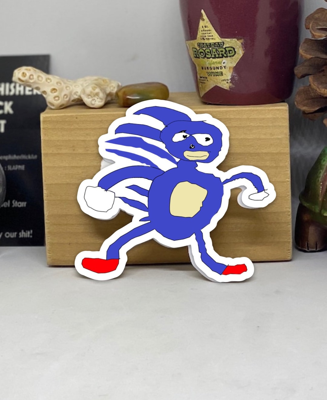 Sanic - Die Cut High Quality Vinyl Sticker~item#115 - Etsy