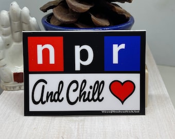Npr Stickers - Etsy