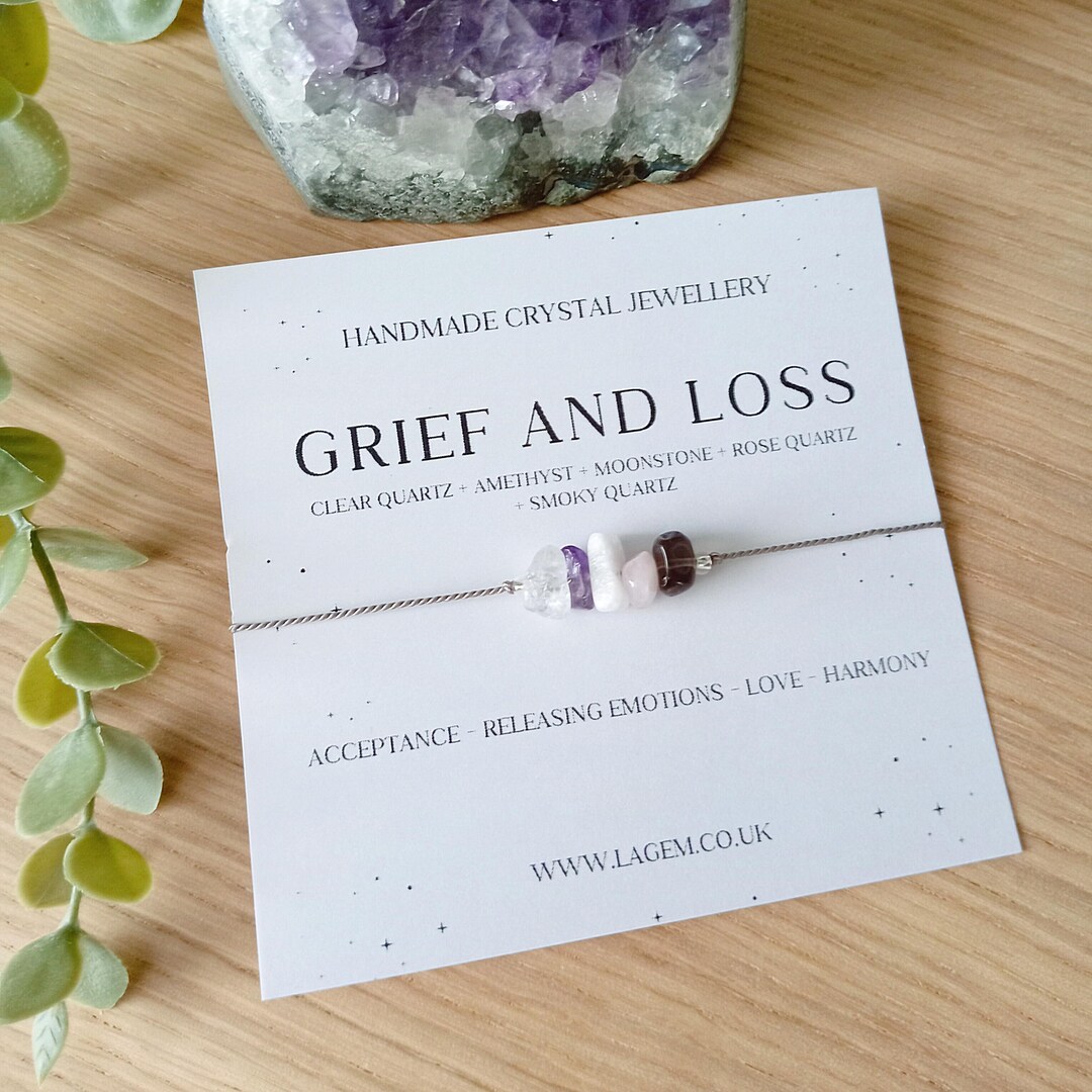 Grief and Loss Crystal Bracelet | Postal Bereavement Gift | Sorry for ...