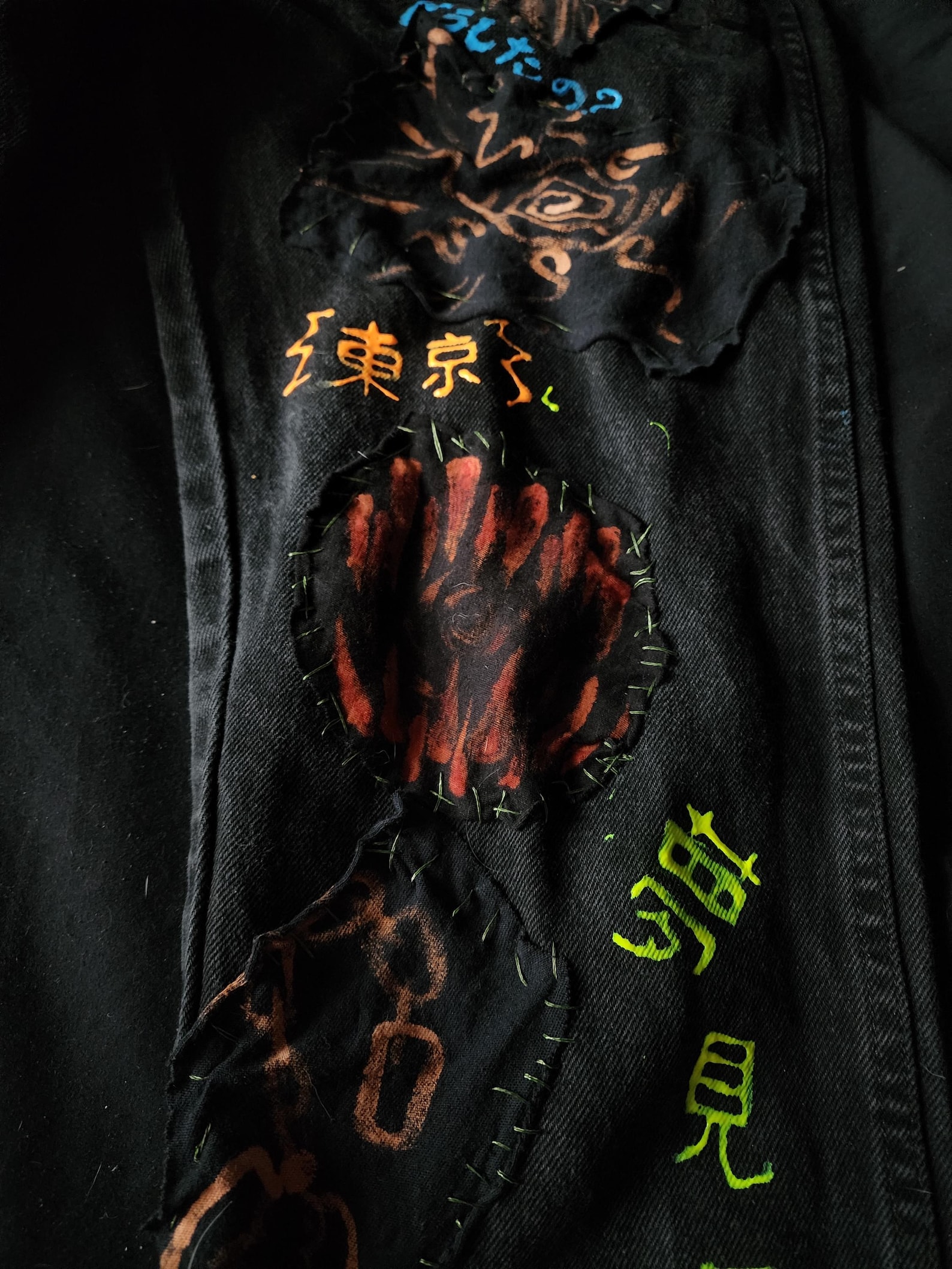 Alternative Jeans With Chain| Alternative Clothes| Handmade Jeans ...