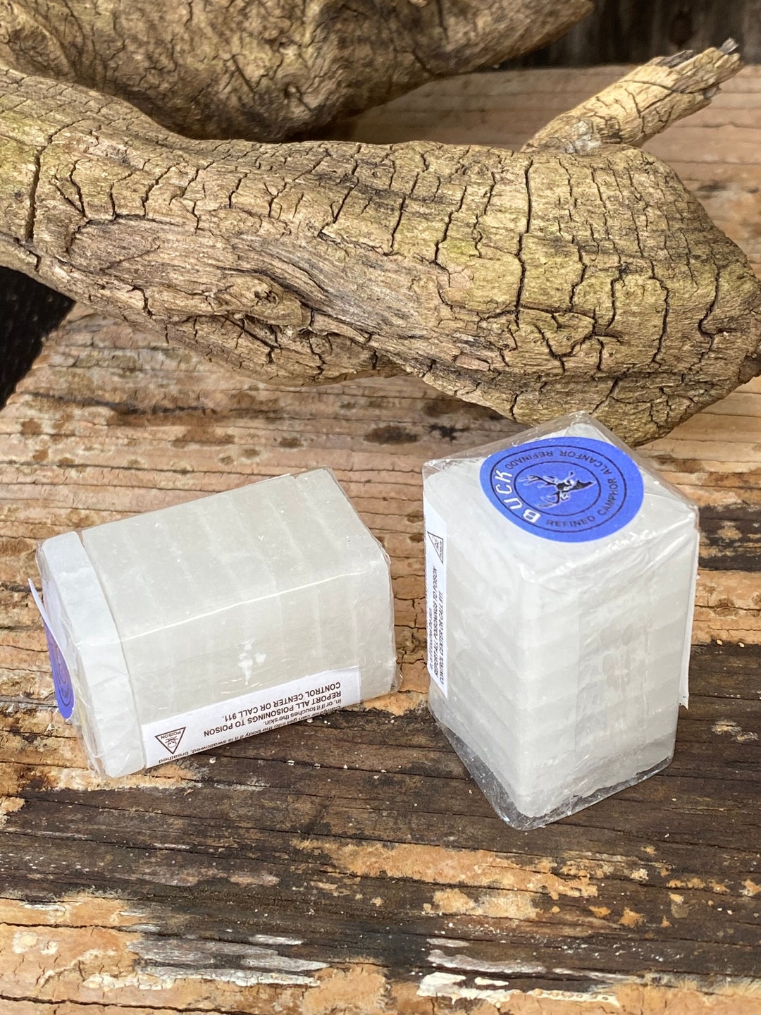 2 Camphor Block Individual Cube W/8 Tablet Protection Purification Puja ...