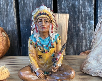 Indian Statue Estatua De Indio santeria / Ifa / Yoruba 5 X 3 - Etsy