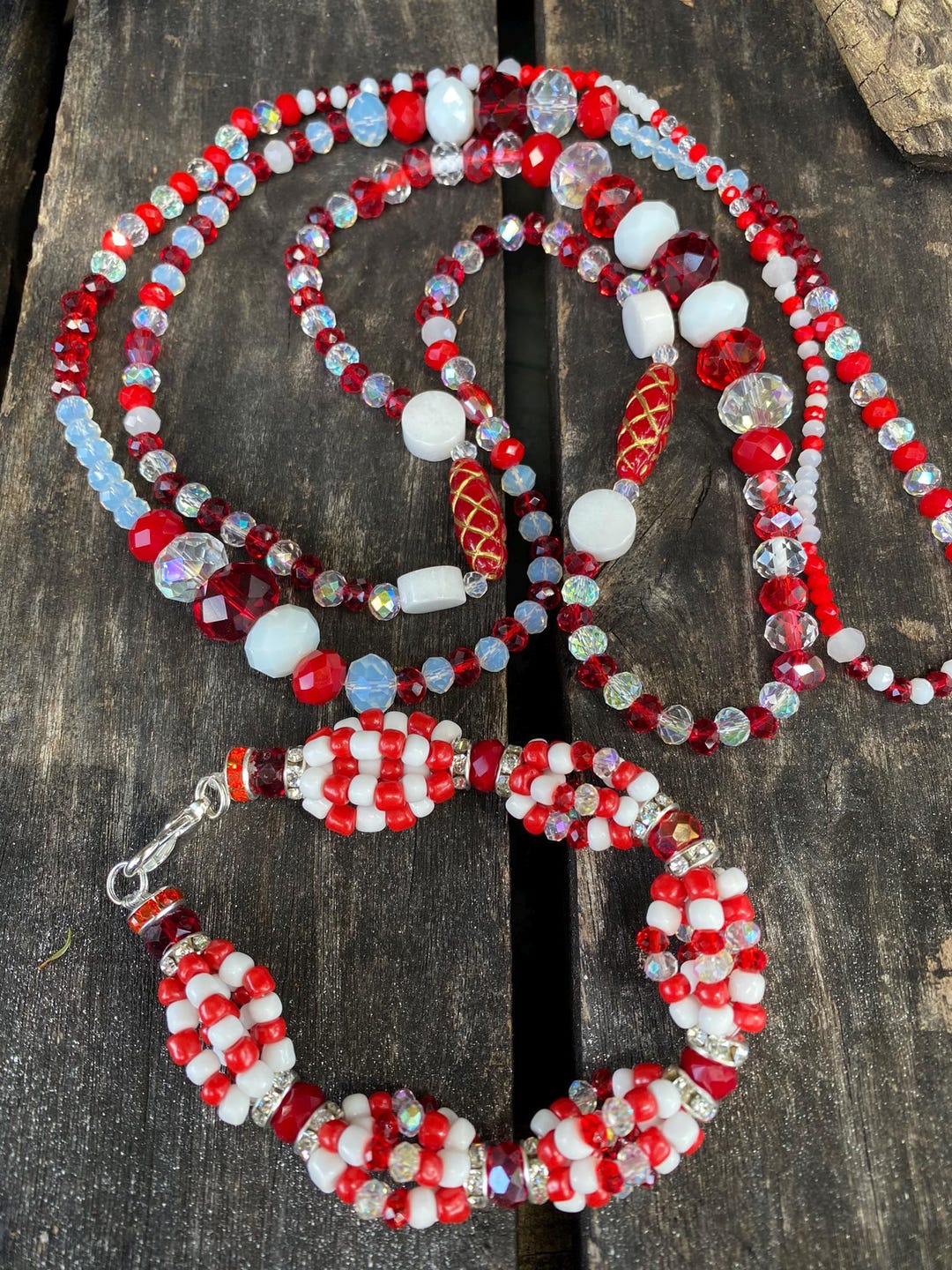 Chango Orisha Collar E Ilde De Santo Shango Necklace Santeria Ifa ...