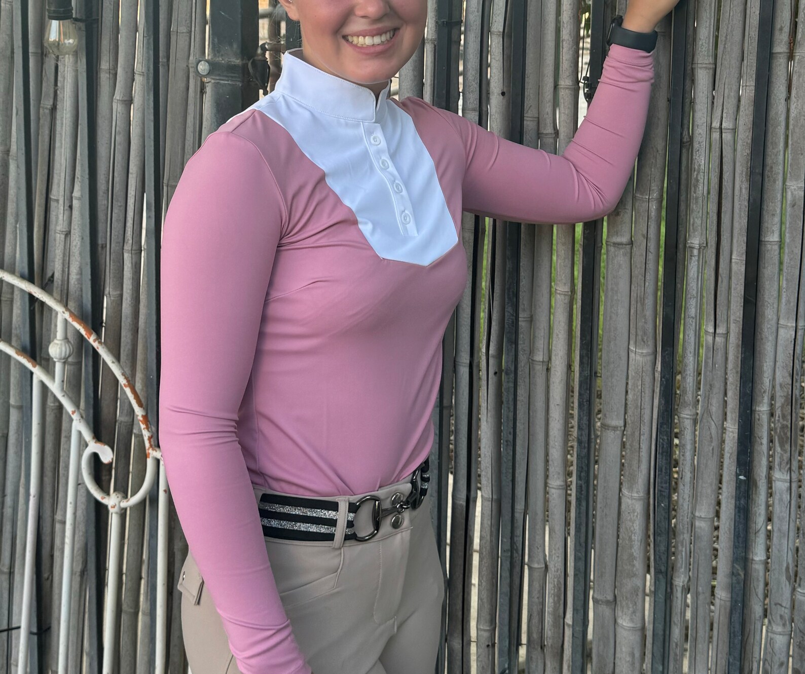 Equestrian Show Shirts Two Tone Long Sleeve - Etsy