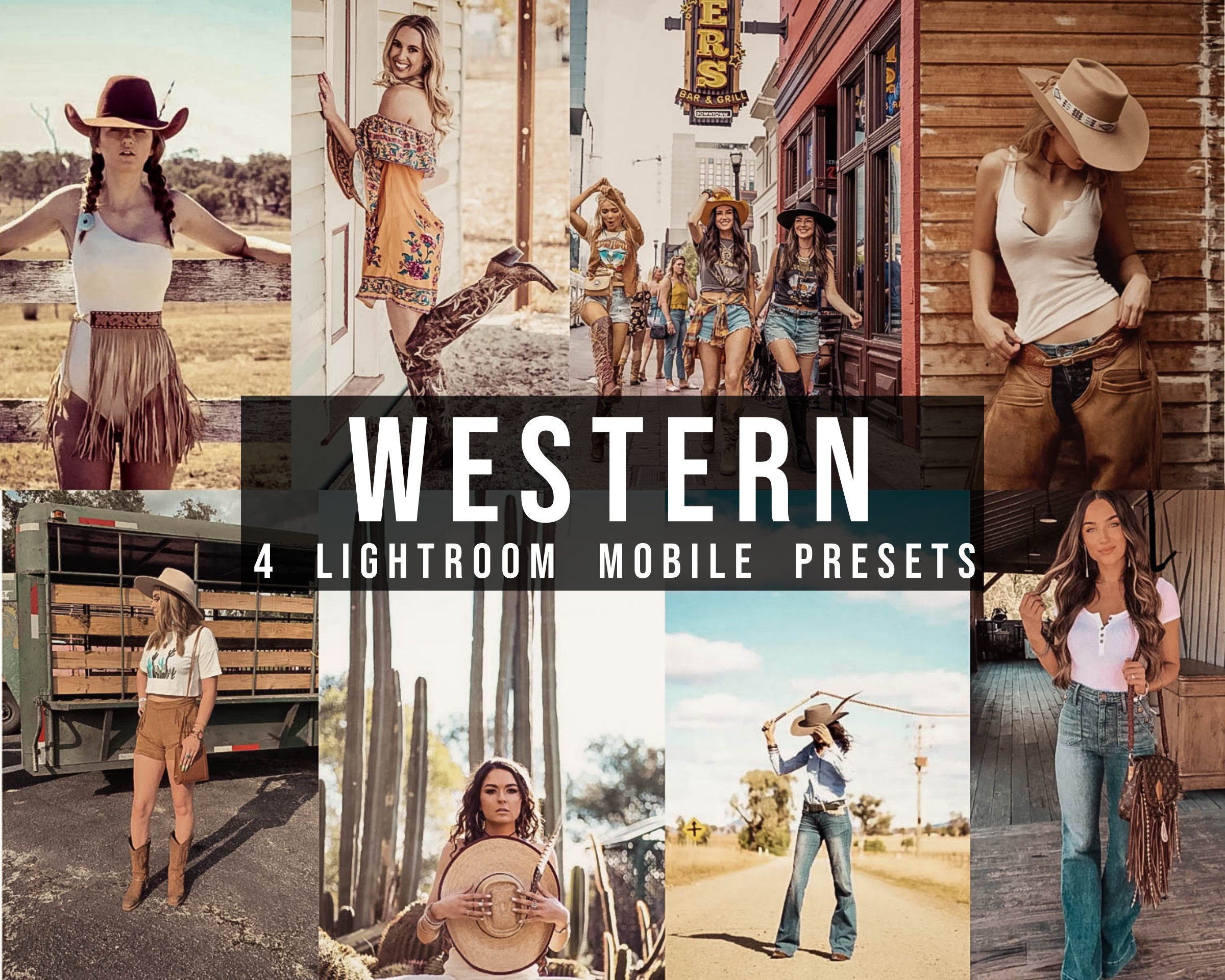 Western Preset Southern Filter Western Photo Filter - 4 Lightroom ...