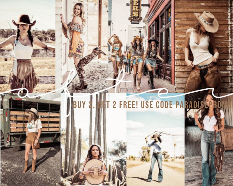 Western Preset Southern Filter Western Photo Filter 4 | Etsy