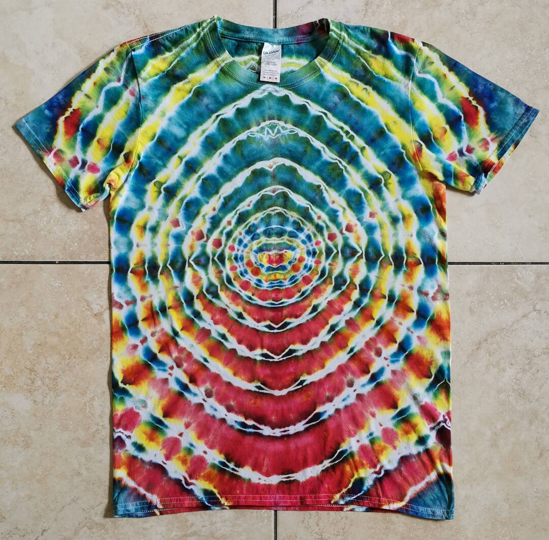 Ripple Tie Dye T-shirt - Etsy