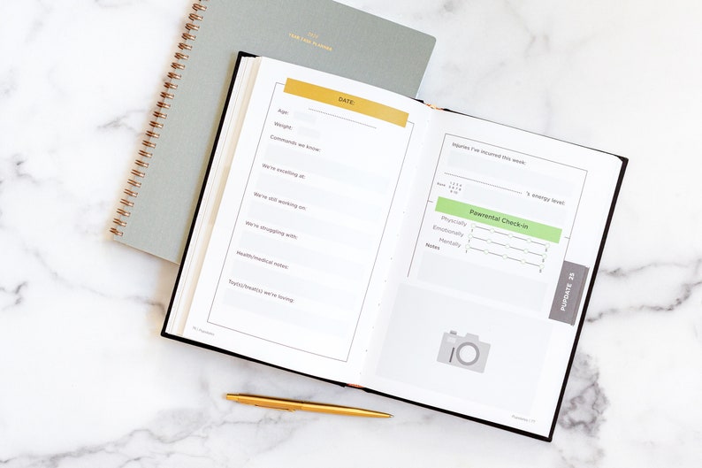 Puppy Journal : A Guided Journal to Document the First Year - Etsy