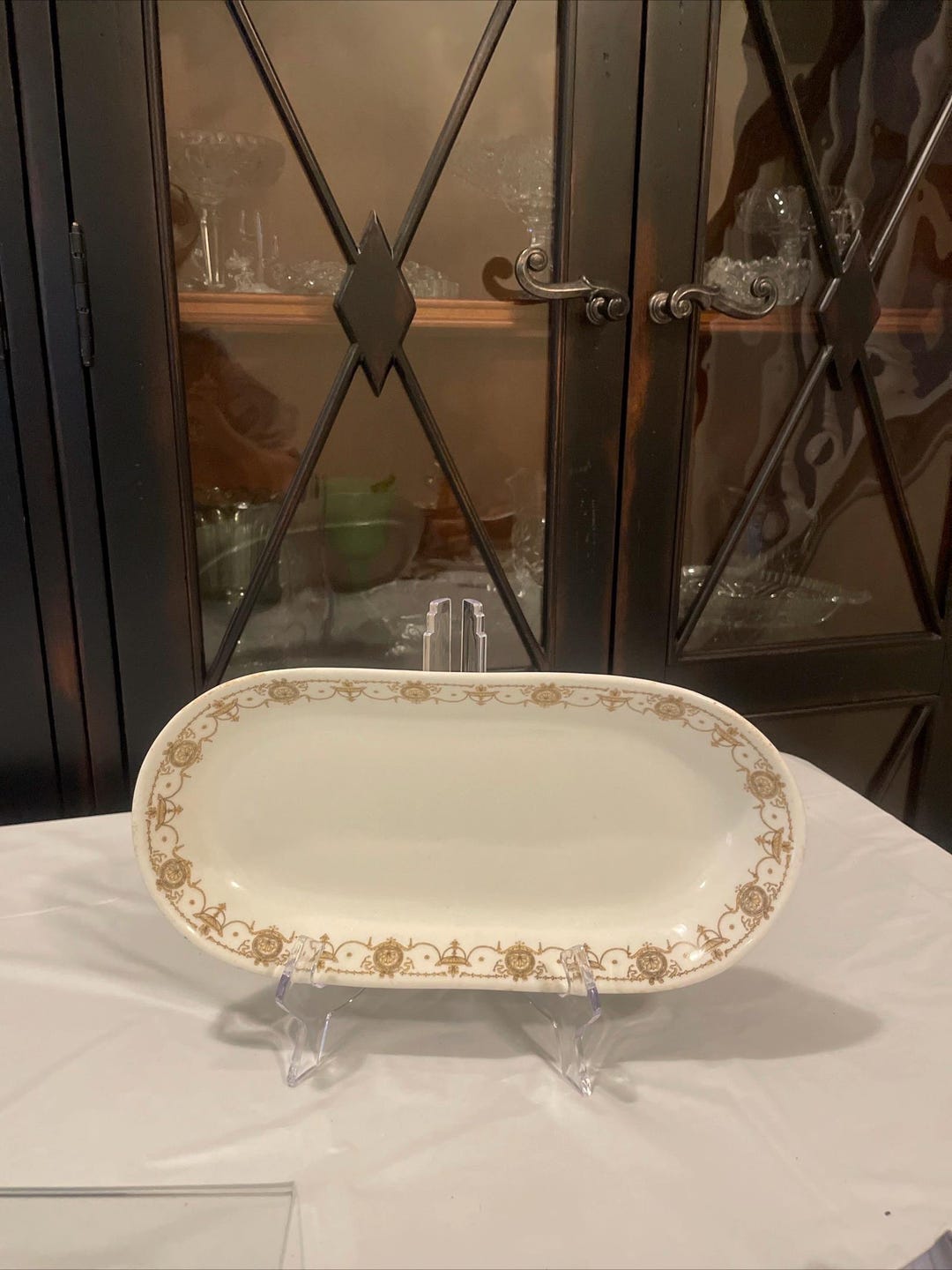 VINTAGE Hotel Statler Onondaga Pottery 12” Relish Tray - Etsy