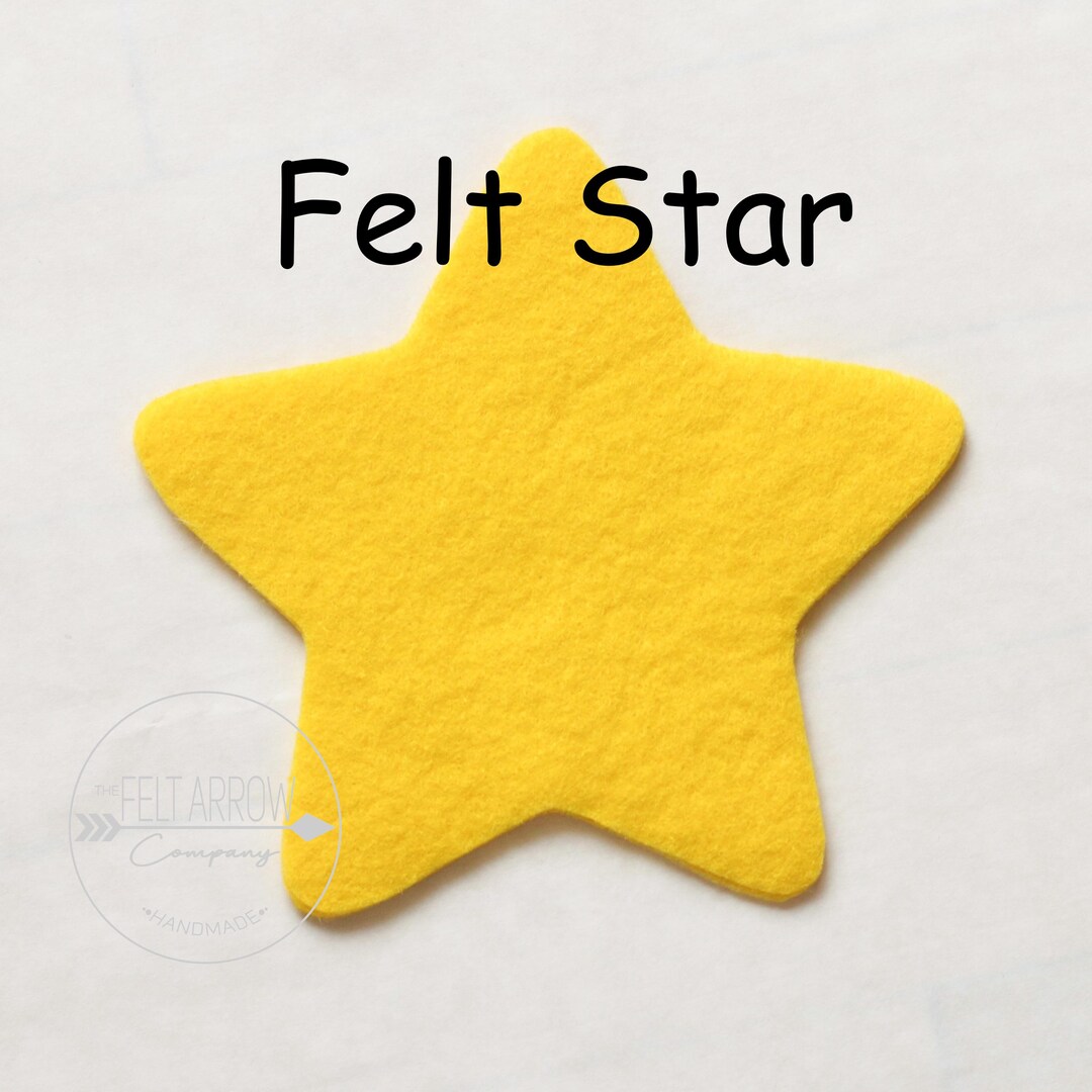 Felt Christmas Tree Star Topper: Large Handmade Ornament - Etsy