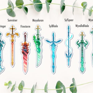 Mayalaran Stickers Adolin Shardblade Stormlight Stickers | Etsy