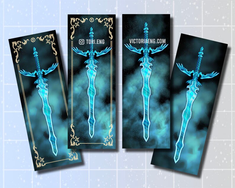 Sylblade Shardblade Bookmark Stormlight Archive Inspired - Etsy España
