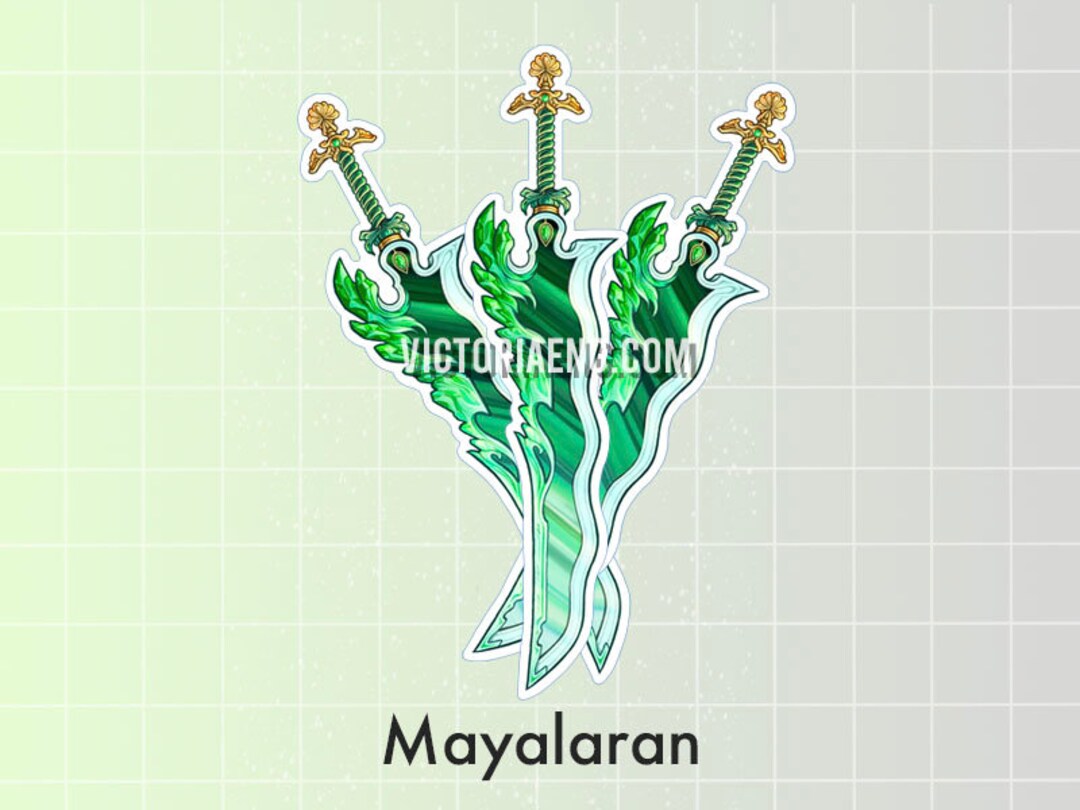 Mayalaran Stickers, Adolin Shardblade Stormlight Stickers, Sword ...