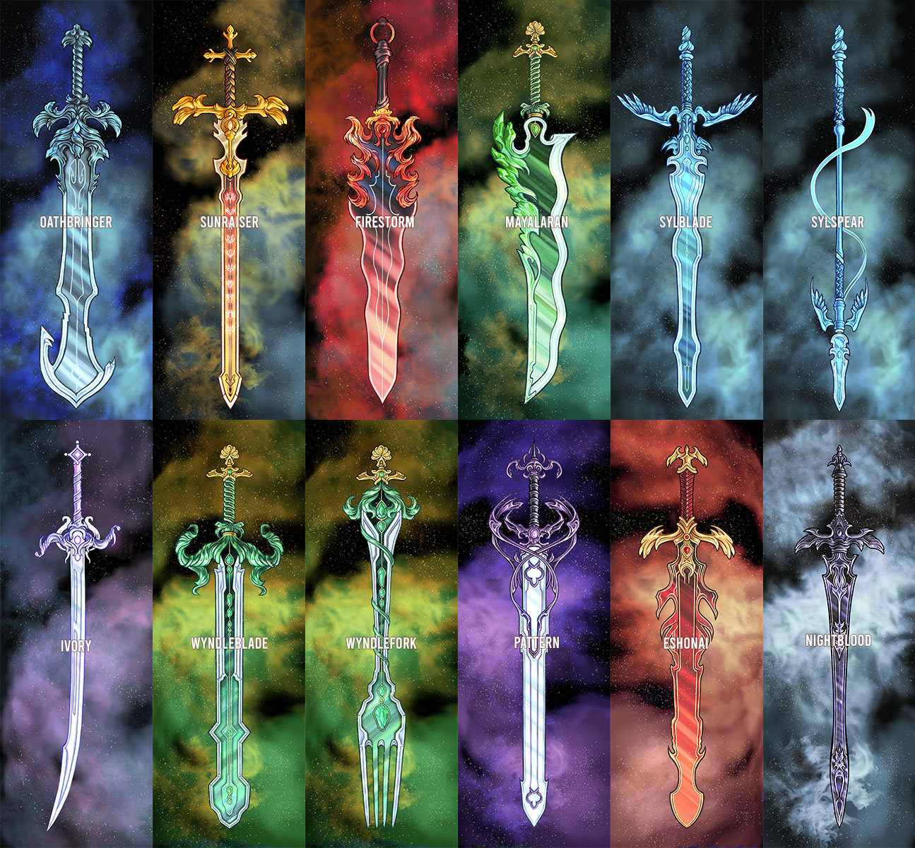 Sylblade Shardblade Bookmark Stormlight Archive Inspirado | Etsy